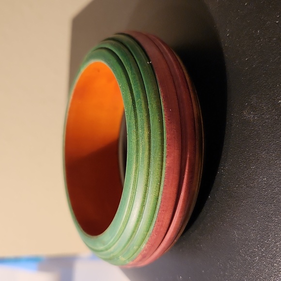 Jewelry | Wood Carved Bangle | Poshmark